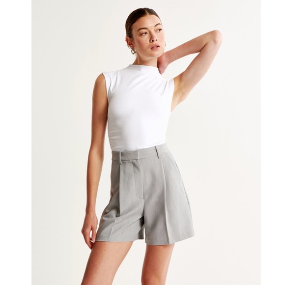 Abercrombie & Fitch | Shorts | Nwt Af Ultra High Rise Tailored Short ...